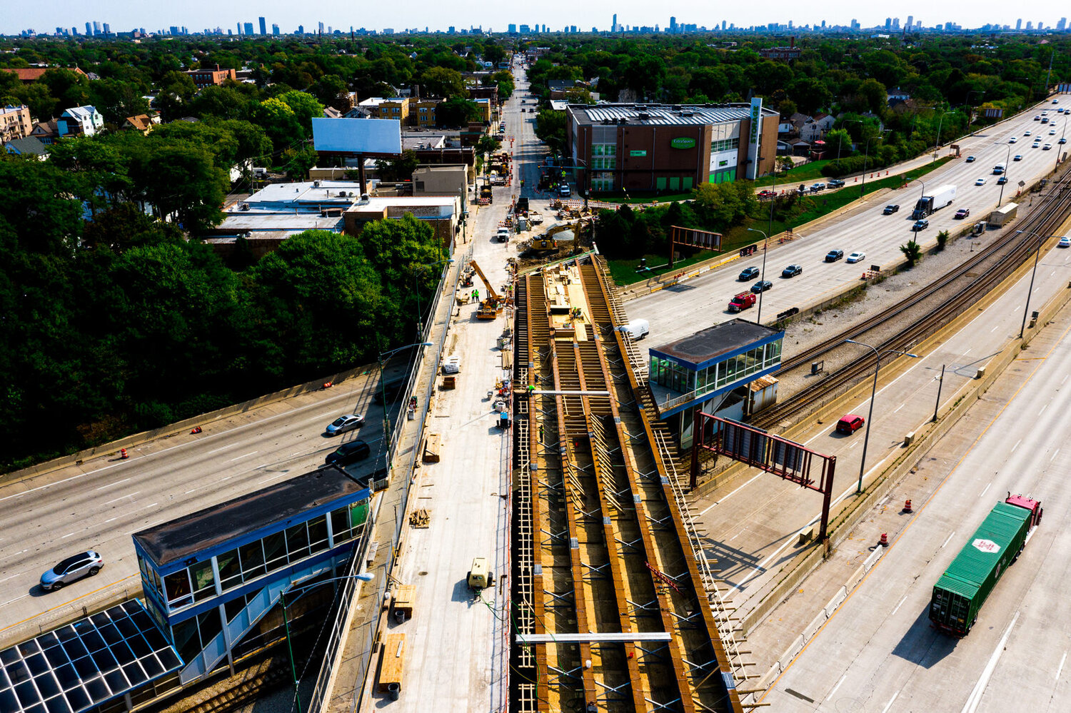 Kennedy Expressway Construction Project